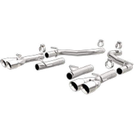 MagnaFlow Axle-Back, SS, 2.5in, Quad Split Rear 3.5in Tip 2015 Dodge ...