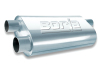 Borla Universal Oval Transverse 2.5in Inlet/Outlet 19in x 10.25in x 5 ...