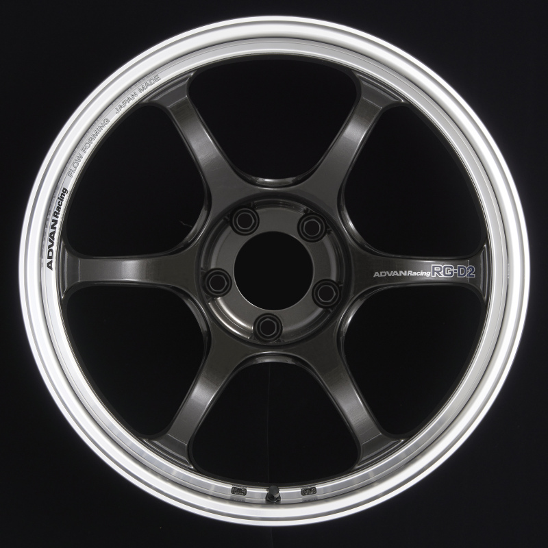 Advan RG-D2 17×9.0 +62 5-114.3 Machining & Black Gunmetallic Wheel ...