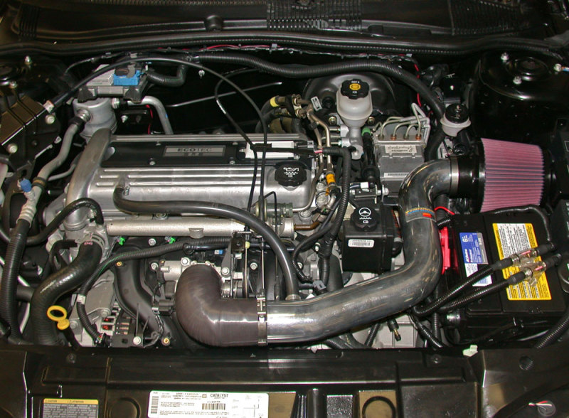 K&N Engineering K&N 02-04 Chevy Cavalier L4-2.2L Silver Typhoon Intake ...