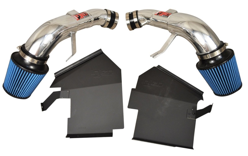 Injen 14 Infiniti Q50 3.7L V6 Black Dual Short Ram Intake w/ MR Techn ...