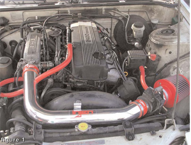 Injen 89-90 Nissan 240SX L4 2.4L Black IS Short Ram Cold Air Intake ...