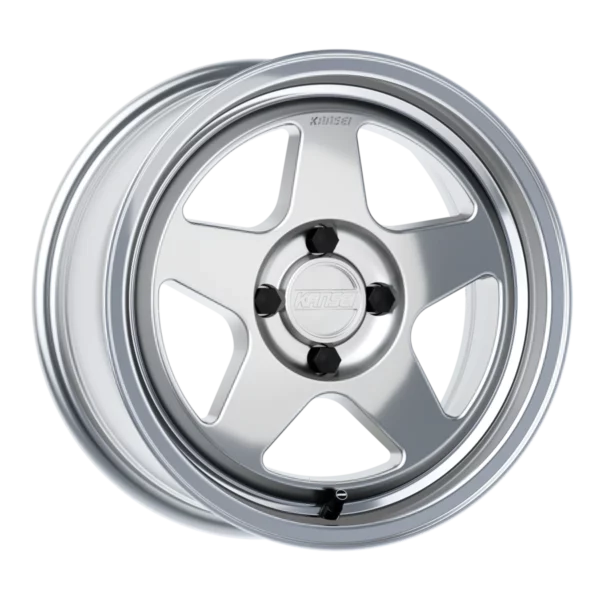 Kansei KNP 15x8 +0 4x100 Hyper Silver Machined Lip