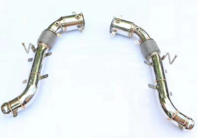 Mclaren 540C/570/600LT Free Flow Race Front Pipes MAC.570S.FF ...