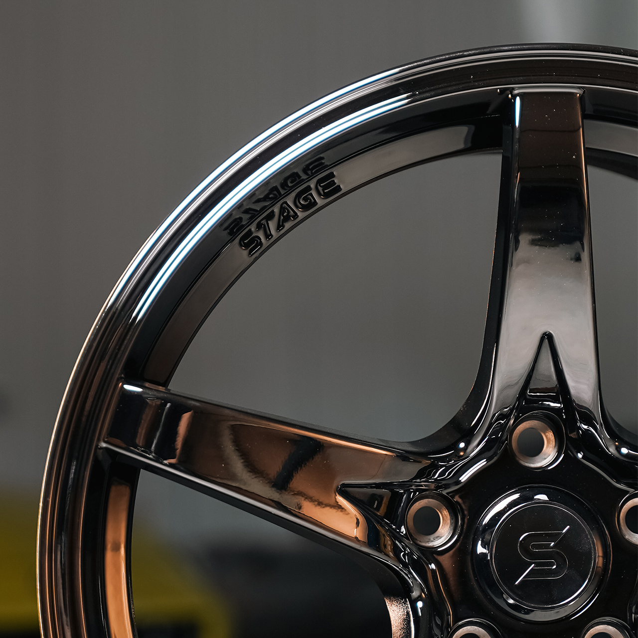 Stage Wheels Monroe 18×9 +12mm 5×114.3 CB: 73.1 Color: Black Chrome ...