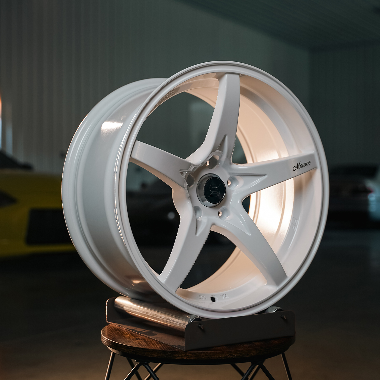 Stage Wheels Monroe 18x10 +15mm 5x114.3 CB: 73.1 Color: White ...