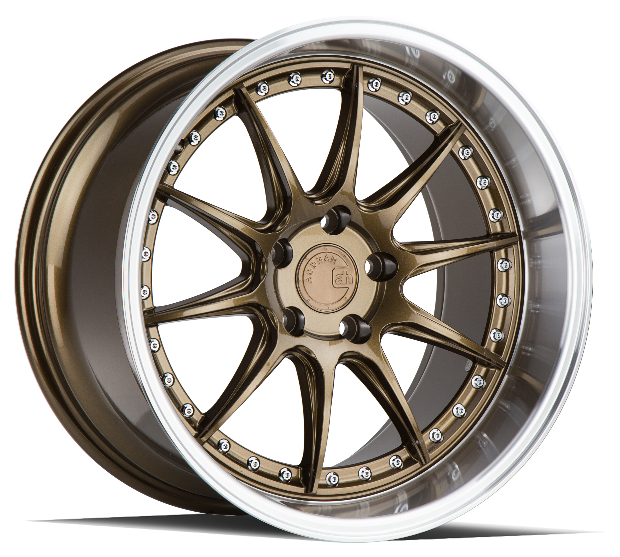 Aodhan DS07 19×11 +22.0 5×114.3 Bronze w/Machined Lip SKU ...