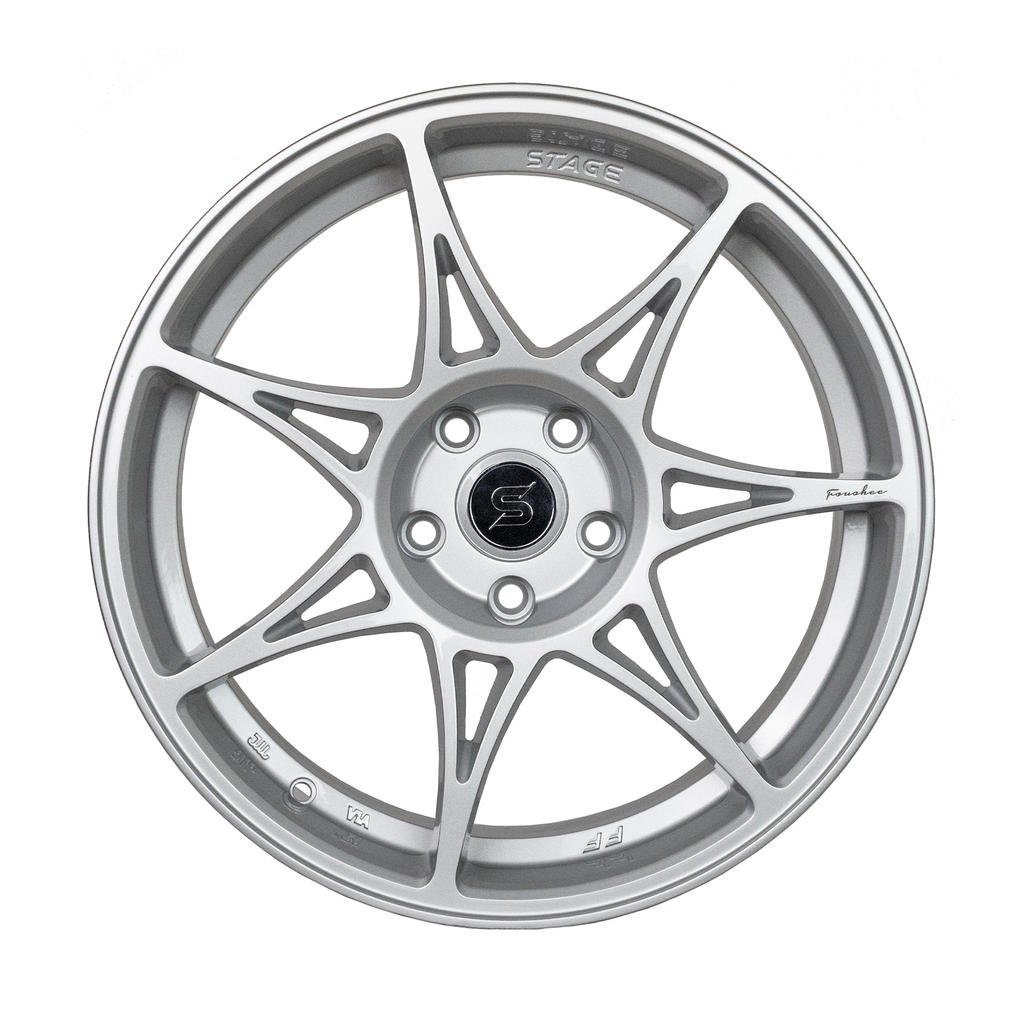 Stage Wheels Foushee 18×9.5 +22mm 5×120 CB: 74.1 Color: Liquid Silver ...