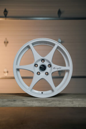 Stage Wheels Knight 18x9.5 +35mm 5x100 CB: 73.1 Color: White | MartiniWorks