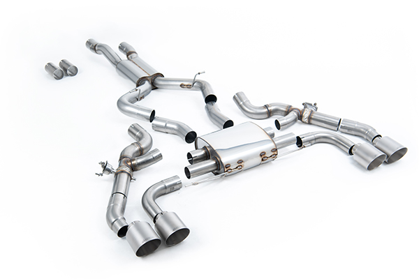 Milltek Axle-Back Axle-Back System - GT-115 Titanium Trims (Needs x 2 ...