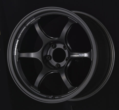 Advan RG-D2 17x8.0 +37 5-114.3 Semi Gloss Black Wheel | MartiniWorks