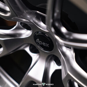 Apex Wheels VS 5 17x8 5 40 5x120 Hyper Black MartiniWorks