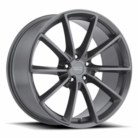 American Racing Vintage VN806 FAST BACK 20x9 40 5x114.3 Anthracite Gray ...