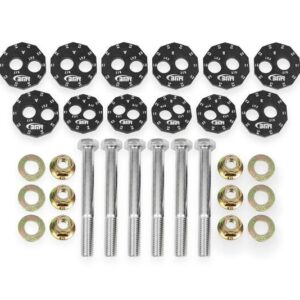 BMR 06-13 Chevrolet Corvette C6 Z06 / 09-13 ZR1 Camber Bolt Kit - Black ...