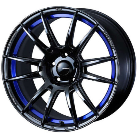 WedsSport SA-62R 18x8 42 5x114.3 Blue Light Chrome Ⅱ | MartiniWorks